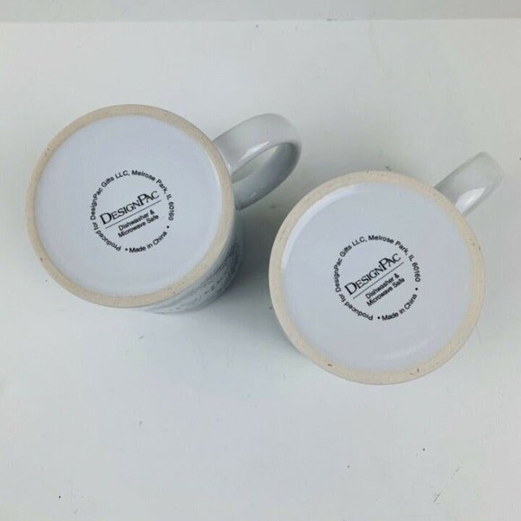Designpac | Dining | Set Of 2 Designpac Wish Mugs Pair Christmas Coffee ...